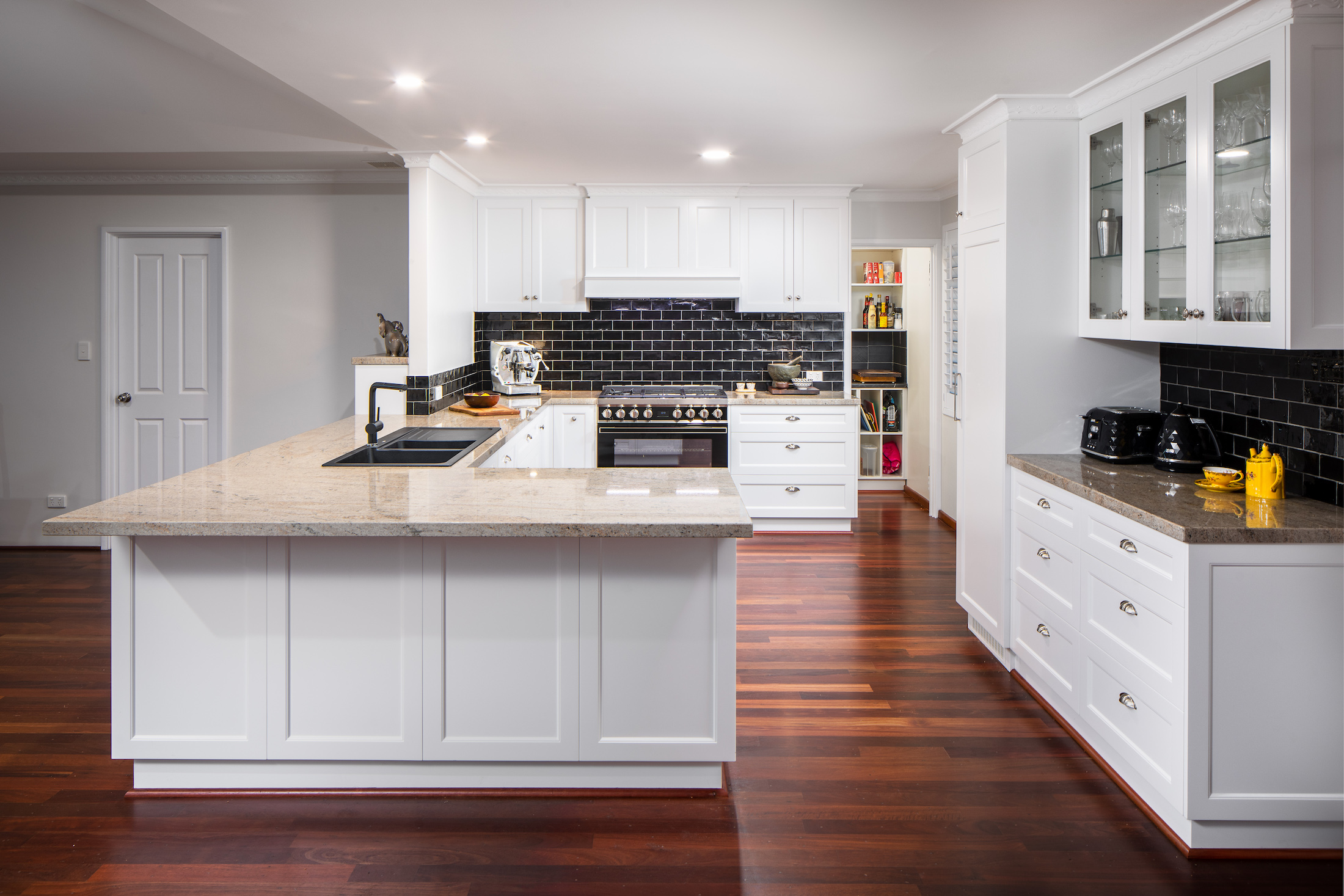 Classic Elegance Kitchen Renovation In Bicton, Perth, WA.
