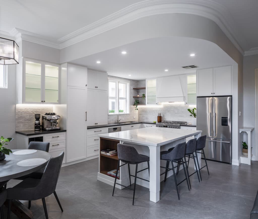 Classic Elegance Kitchen Renovation In Bicton, Perth, WA.
